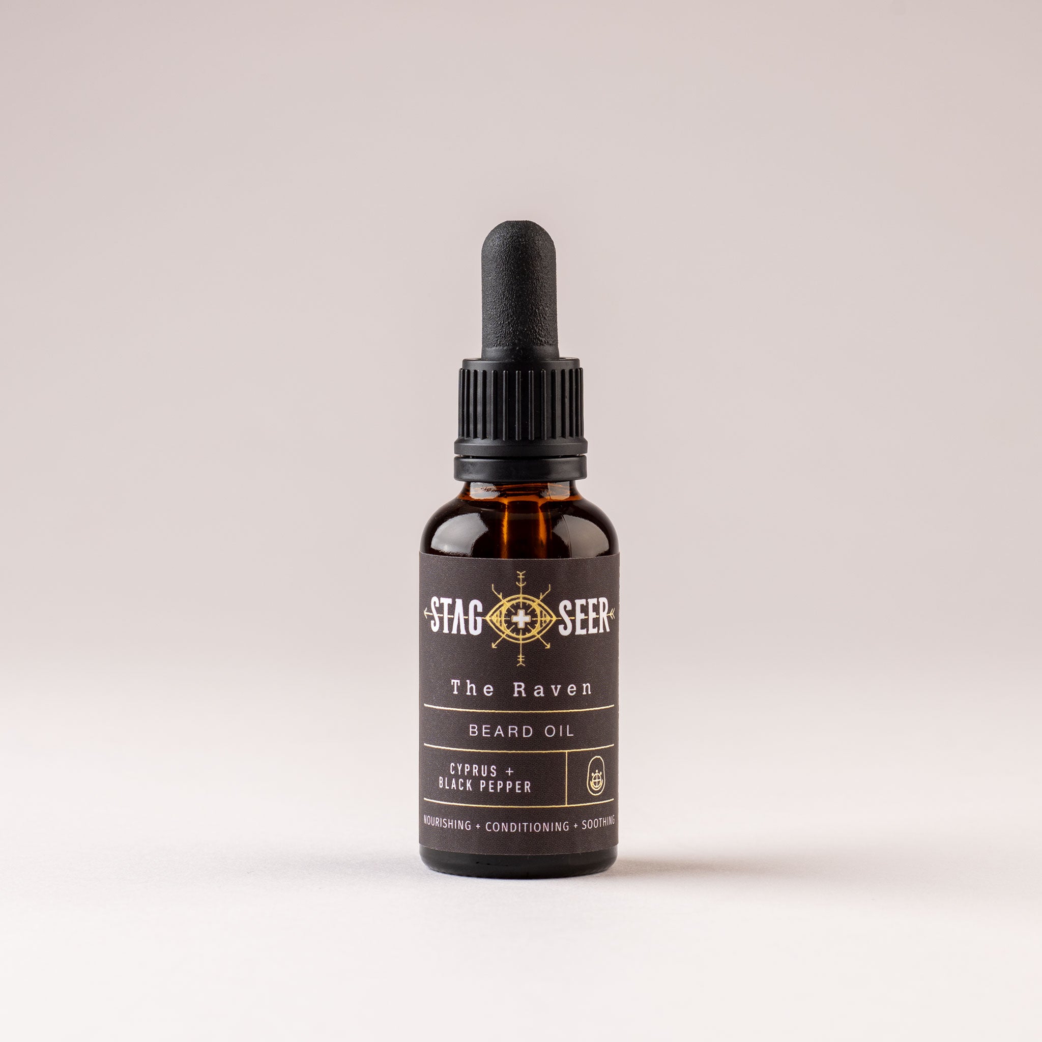 The Raven Beard Oil – Stag + Seer